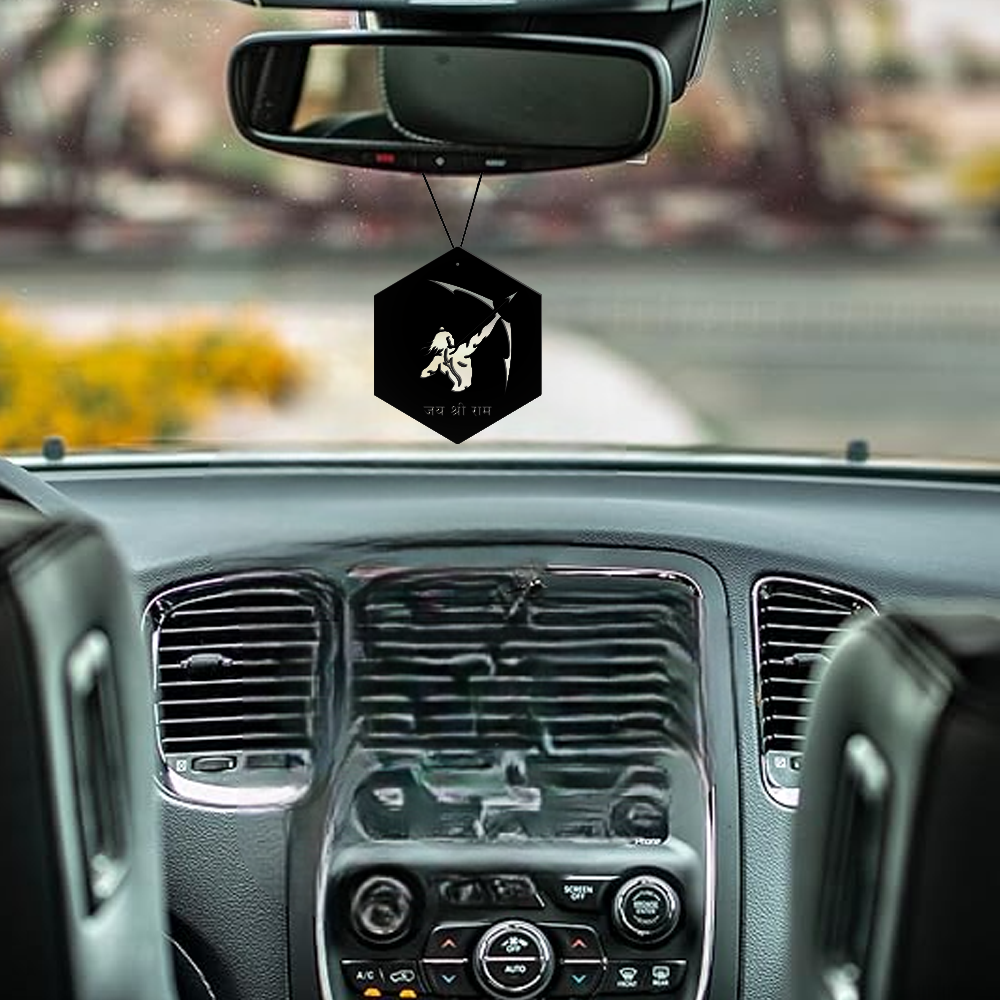 ShopTwiz Ram Naam Spiritual Tag Car Hanging Decorative